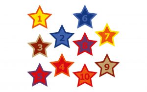 Stars Numbers 1-10 - Signgrass